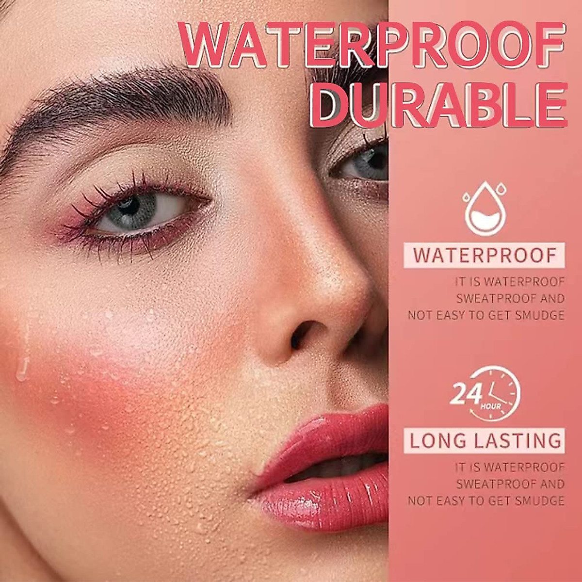 Charm Kiss 4 Colors Lip Tint Stain Set, Matte Velvet Lip Tint Watery Lip Stain Mini Liquid Lipstick, Natural Shimmery Lip Tint Stain Lip Color Makeup,