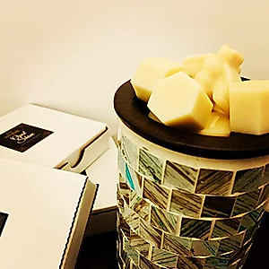 Luminous Jasper | Jasmine, Amber Musk | Organic Wax Melts | Beeswax Wax Melts | Scented Wax Tarts | Opulent Brilliance 3 oz