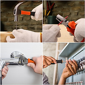 Yougfin Drill Sets Power Tool Combo Kit with 2 Batteries & Charger, 20V Battery Powered Cordless Drill Set with 114pcs Hand Tools, Tool Box with Electric Drill for Home