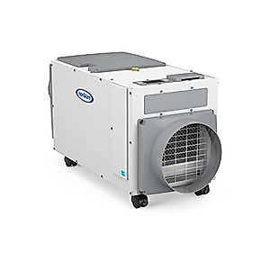 AprilAire E100C Pro 100-Pint Whole-House Dehumidifier with Castors, Energy Star Certified, Commercial-Grade Whole-Home Dehumidifier for Basement, Crawlspace, or Whole House up to 5,500 sq. ft.