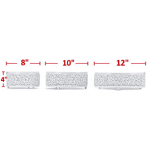 Hotity 3 Sets Cake Stands Round Cake Stand Set Metal Display Cupcake Stands for Dessert, White