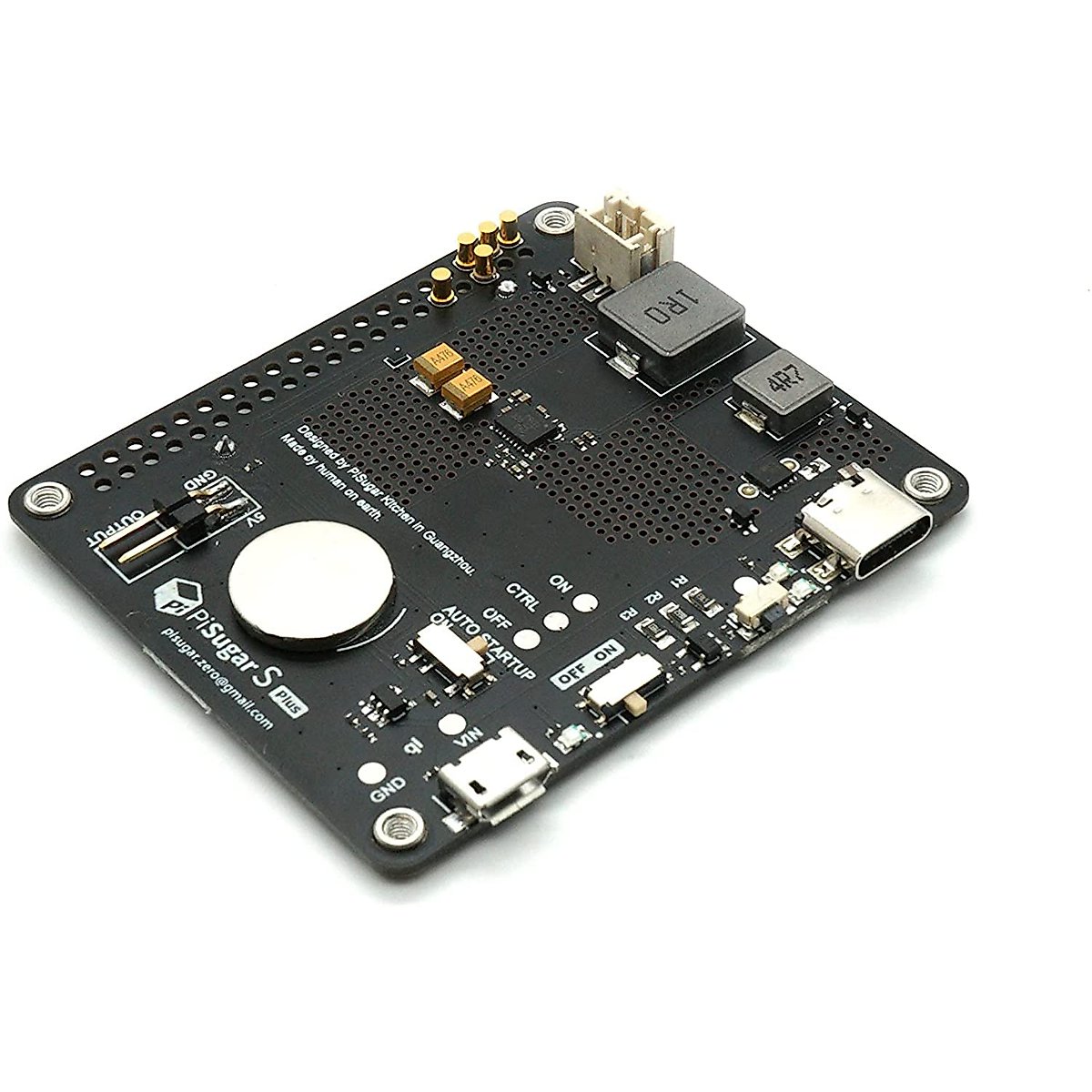 Pisugar S Pro Portable 5000 mAh UPS Lithium Battery Power Module Power Supply for Every Raspberry Pi 3B/3B+/4B Model Accessories handhold