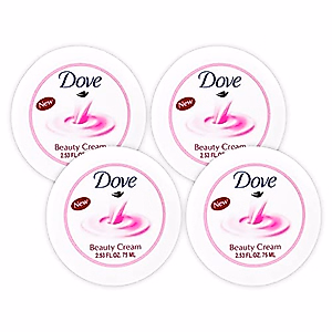Dove Beauty Cream Pink 4 Pack ~ Dove Cream Oil Body Lotion For Skin Care, Body Care | Dove Beauty Cream Creme De Beaute (2.53 Fl Oz. Each)