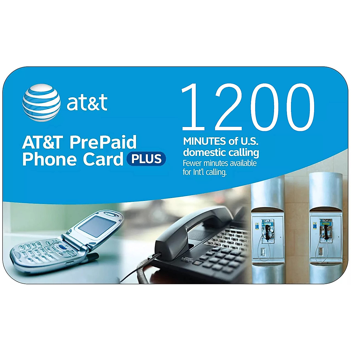 AT&T 1200 Minute Prepaid Phone Card (Calling Card)