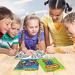 ArtCreativity Halloween Coloring Books for Kids, Pack of 36, 5” x 7” Mini Booklets, Fun Halloween Treats Prizes, Favor Bag Fillers, Birthday Party Supplies, Art Gifts for Boys and Girls