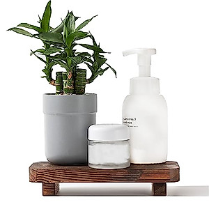 Wood Risers for Decor Display, Bathroom Counter Sink Decor, Dish Soap Tray Wood Tray for Kitchen Counter, Small Wooden Soap Stand, Wood Soap Pedestal, Soap Dispenser Stand Modern Farmhouse