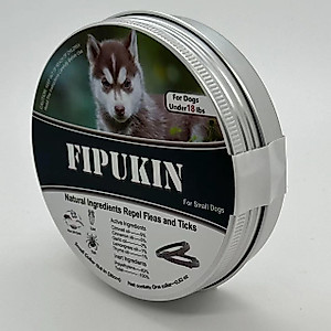 Natural Ingredients Flea Collar for Small Dogs,Safe and Effective Flea and Tick Collar, Waterproof,8 Months Protection Each Collar,Free Comb and Tick Scoop,13.8 Inches,2-Pack