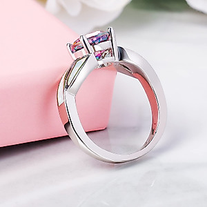 18K White Gold 8mm Moonstone Victorian Style Solitaire Ring for Women (10)