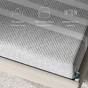 Leesa Original Hybrid 11" Mattress, Full, Premium Cooling Foam and Individually Wrapped Springs/CertiPUR-US Certified / 100-Night Trial