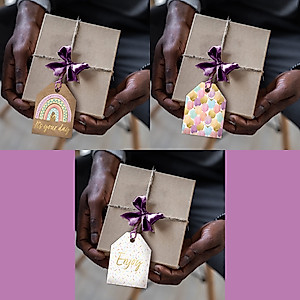 Pro Supply Global Pre Strung Gift Tag Variety Pack (Birthday Balloons, 24 Count)