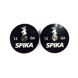 SPIKA 12 Gauge Snap Caps,Aluminium 12 ga Shotgun Dummy Rounds,12g Dry Fire Practice Blank Shells [2Pcs]