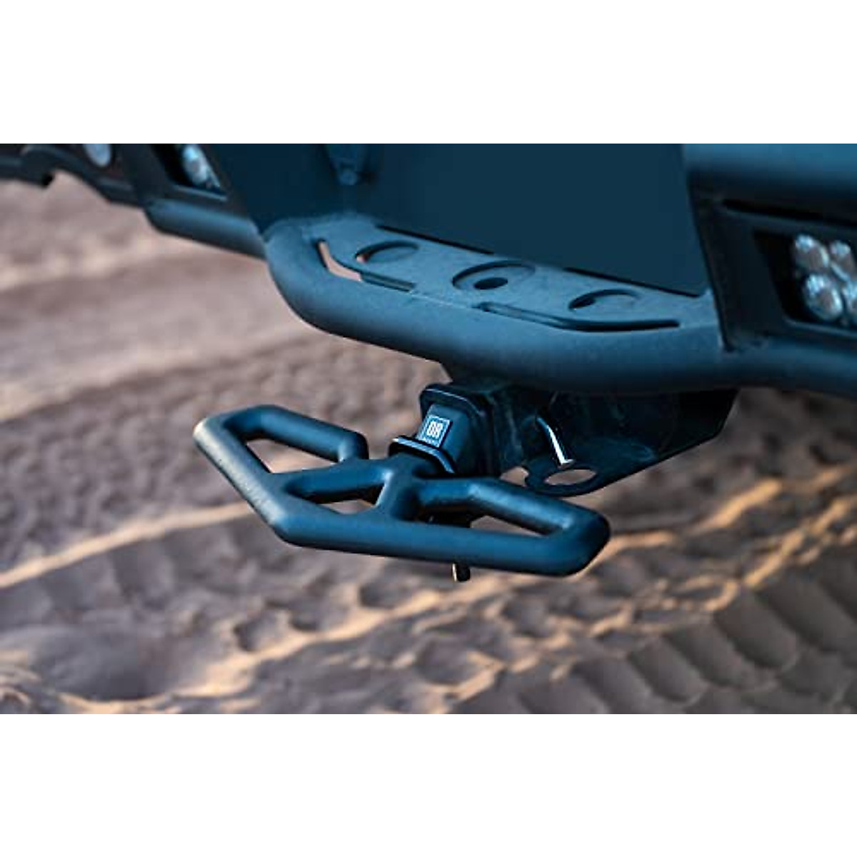 Universal Hitch Step | 18" Wide Paddle Step | Steel Construction | Textured Surface | Includes Hitch Pin and Stabilizer Plate | ORWORKS