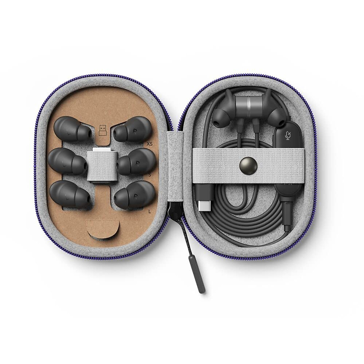 Logitech Zone Wired Earbuds with Noise Cancelling Mic