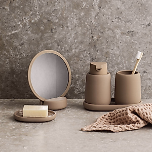 blomus SONO Bathroom Tumbler - Moonbeam (cream)