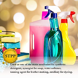 EASTCHEM White Powder Sodium Tripolyphosphate, Powerful Cleaning Agent, Laundry Additive, STPP CAS No.:7758-29-4 (500g/17.6oz)