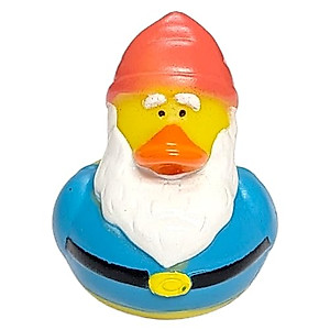 Cool Winter Holiday Christmas Rubber Ducks (2") Standard Size. (12 Pack) Cute Duck Bath Tub Pool Toys. (Gnome Rubber Ducks)