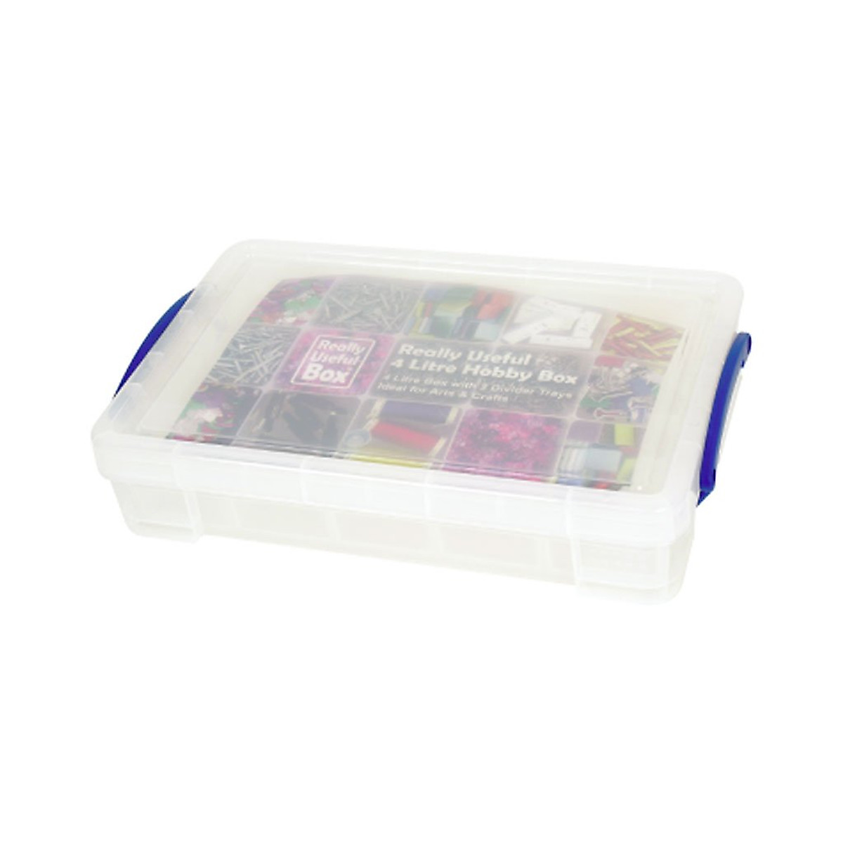Really Useful Box 4CDIV2HOB File 2000 RU4-2X15 CS TP - Separating Tray, Transparent, 1 Unit