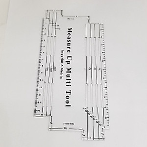 HONEYSEW Measure Up Multi Tool for Sewing Both Imperial and Metric Measurements