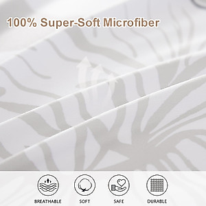 Xruibed Duvet Cover Set Queen Size Pink Blush Floral Pattern Comforter Cover Elegant Flower Duvet Cover with 2 Pillow Cases Lightweight Floral Bedding Cover Set All Season (Queen,90"x90")