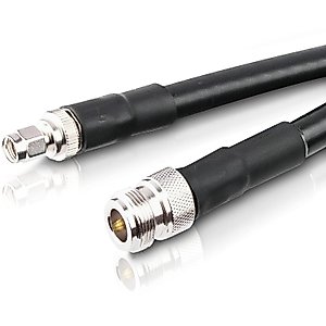 RAIGEN-400 N Type Female to RP-SMA Male - Helium Miner Cable 10ft Low Loss Extension for LoRa Antenna HNT Hotspot Nebra RAK Bobcat Syncrob Sensecap WiFi 4G LTE 10-100ft (10ft N-Female to SMA-Male)