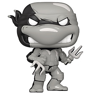 POP Teenage Mutant Ninja Turtles - Raphael (PX Previews Exclusive) Black & White Chase Funko Vinyl Figure (Bundled with Compatible Box Protector Case)
