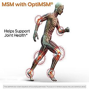 Doctor's Best MSM with OptiMSM, Non-GMO, Gluten Free, Joint Support, 1500 mg, 120 Tablets (DRB-00097)