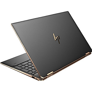 HP Spectre X360 15.6-inch 4K UHD Touchscreen 512GB SSD + 32GB Optane 11th Gen i7 (16GB RAM, Quad-Core i7-1165G7 up to 4.7GHz, Windows 10 Home, 3840 x 2160) Nightfall Black, 15-eb1043dx (Renewed)