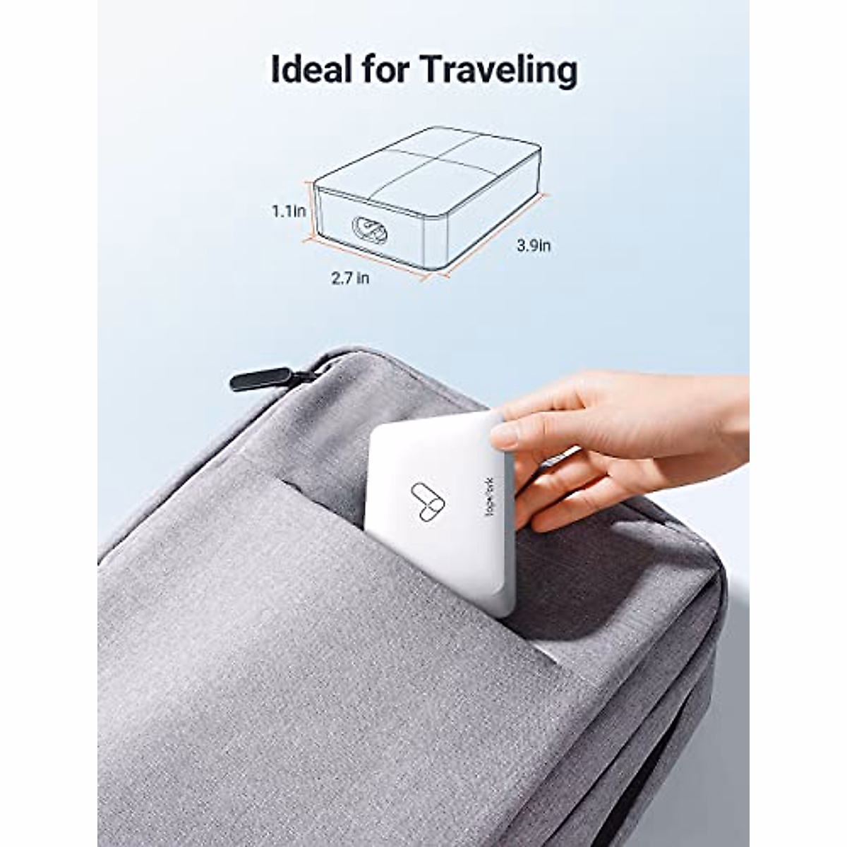 USB Charging Station, Topvork 6-Port USB Wall Charger, Multiport 60W USB Charging Hub, 6-in-1 Desktop USB Charger, Compact USB Charger Block for iPhone 13/13 Pro/iPhone 12, Galaxy, Note, Pixel & More