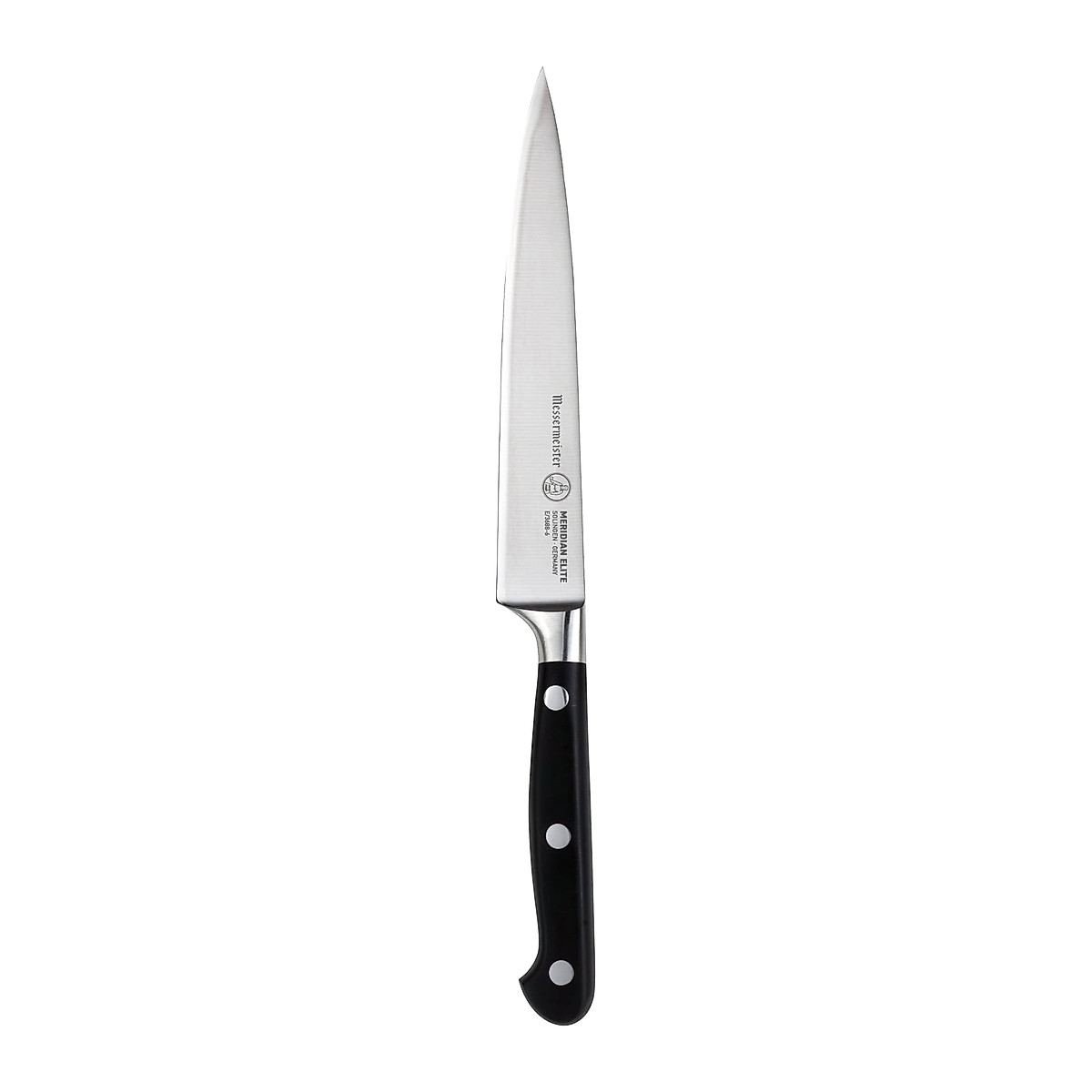 Messermeister Meridian Elite 6” Utility Knife - Fine German Steel Alloy Blade - Rust Resistant & Easy to Maintain