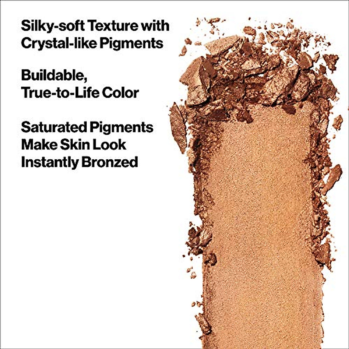 Revlon Skinlights Prismatic Powder Bronzer, Translucent-to-Buildable Coverage, Sunlit Glow (110), 0.28 Oz