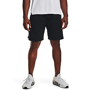 Under Armour Men's Tech Vent Shorts, (001) Black/Black/Black, Medium