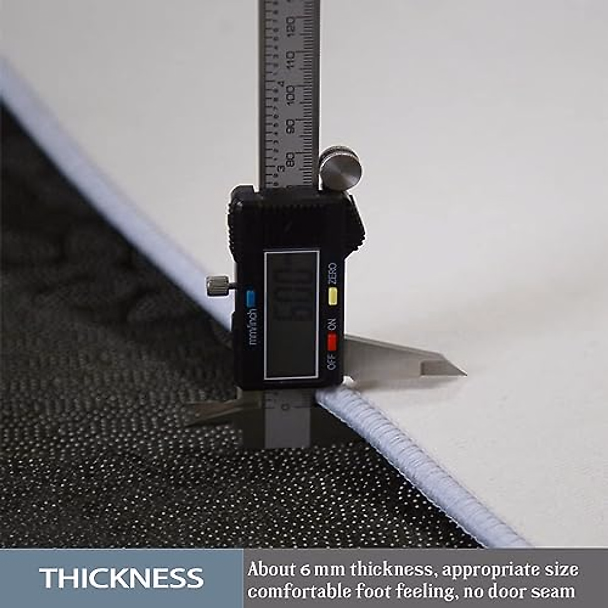 Area Rug for Bedroom, 8 x 10 Feet Indoor Soft Fluffy Large Carpet with Low Shaggy for Bedroom Dining Room Home Office Decor Under Kitchen Table Washable Yellow Black Gray Geometric Stripes