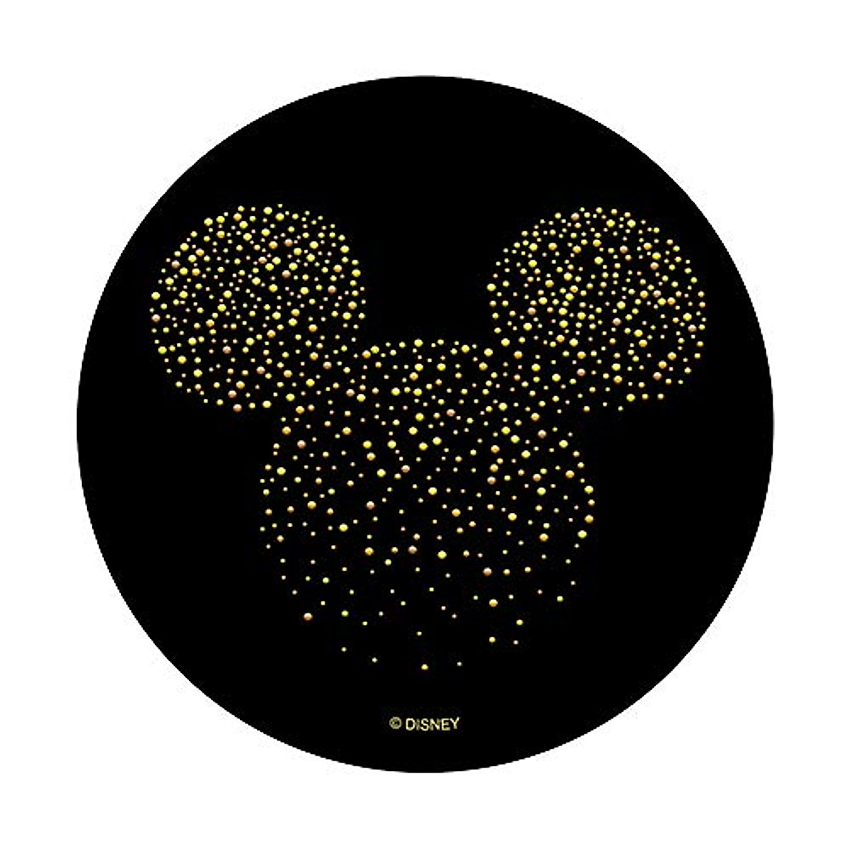 Disney Mickey Mouse Yellow & Orange Dotted Gradient PopSockets PopGrip: Swappable Grip for Phones & Tablets