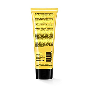 Bee Bald CLEAN Daily Cleanser for face & head refreshes and thoroughly cleanses by gently scrubbing away dry, flaky skin, leaving a fresh, tingling sensation and smell of ‘clean’, 4 Fl. Oz.