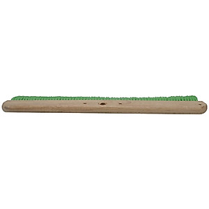 MARSHALLTOWN Wood Backed Concrete Broom, Green Nylon Bristles, 36 Inch, Fine Finish, Made in USA, 6561