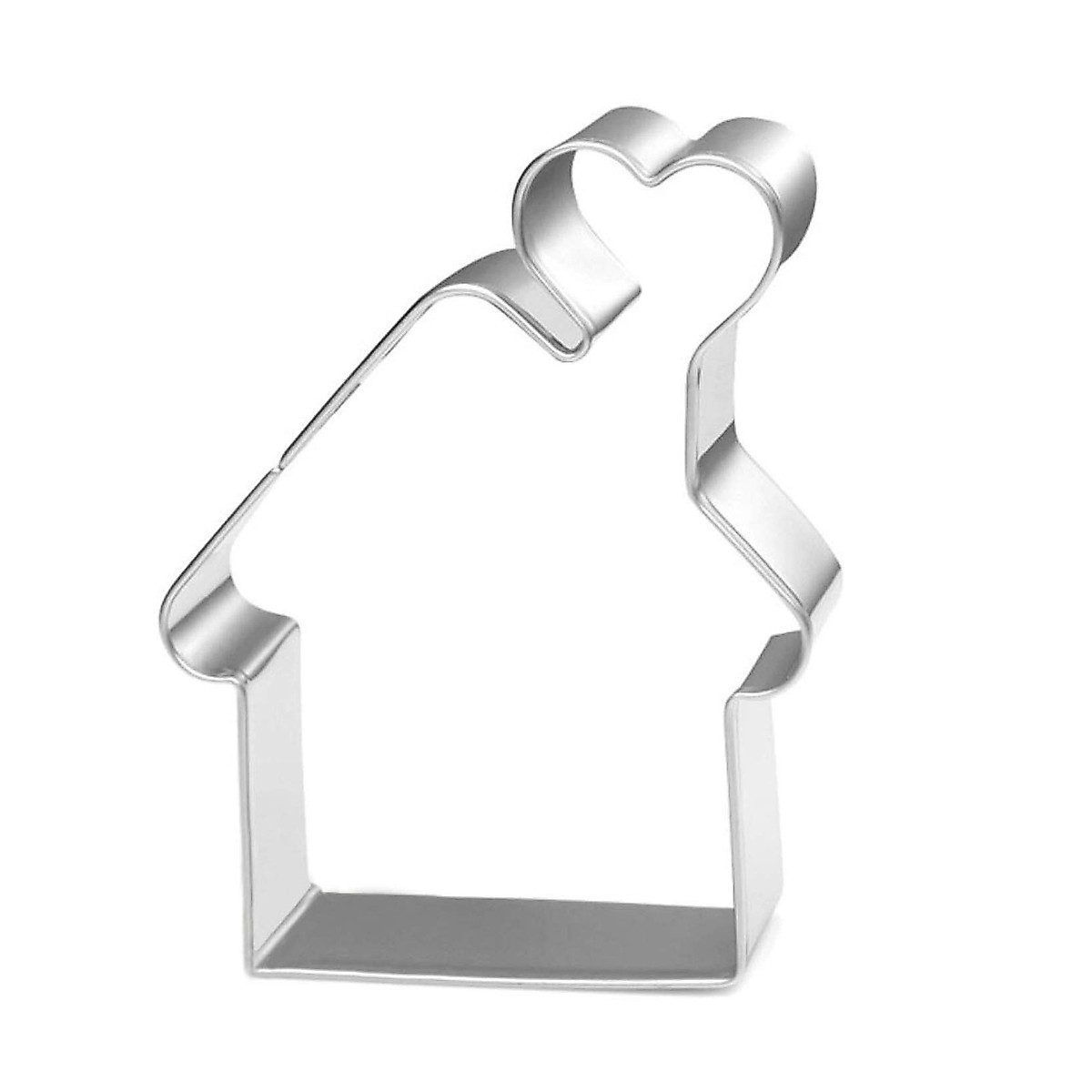 WJSYSHOP Love House Shape Cookie Cutter