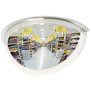 2 Set See All PV18-180 Panaramic Full Dome Plexiglas Security Mirror, 180 Degree Viewing Angle, 18" Diameter