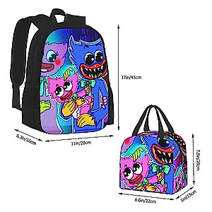 URITIS Elementary School Backpack Set Bookbag Lunch Bags Daypack Shoulder Primary School Bags College Bookbags Laptops For youngsters Girls Boy
