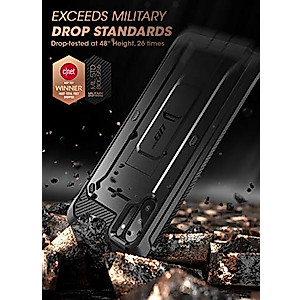 SUPCASE Unicorn Beetle Pro Series Case for Samsung Galaxy Note 10 (2019 Release), Full-Body Rugged Holster & Kickstand without Built-In Screen Protector (Black)