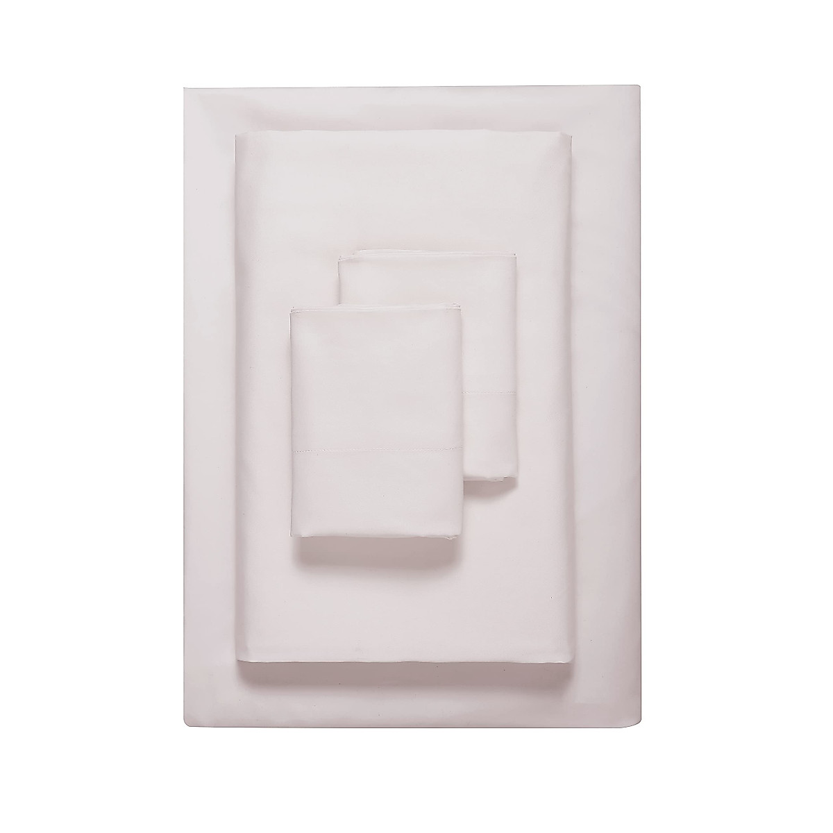 Vera Wang - Queen Sheet Set, Luxury Sateen Cotton Bedding, 800 Thread Count, Soft & Smooth Home Decor (Rose Quartz, Queen)