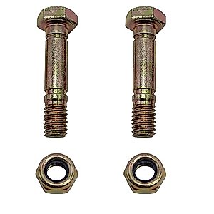 2Pack Shear Pins Bolts and Nuts Fits MTD Powersmart 303160355P 303160355 Snowblowers