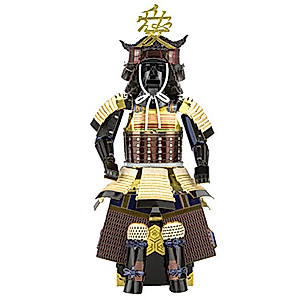 Metal Earth Fascinations 3D Metal Model Kits Armor Set of 2 - Samurai Naoe Kanetsugu - Japanese Toyotomi