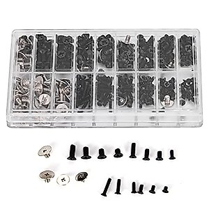 Computer Screw Kit, Fasteners 360Pcs Durable Alloy Steel Screws M2 M2.5 M3 for Electronic Product Maintain