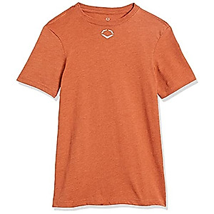 EvoShield Youth Heather Short Sleeve Tee - Texas Orange, Medium