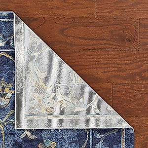 LR Home Gala Collection Area Rug, 4' x 6', Indigo Multi