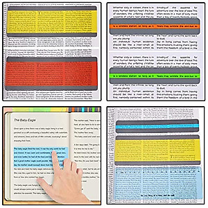 Allazone 27 PCS Reading Guide Highlight Strips 4 Style Highlight Strips Colored Overlay Highlight Bookmarks Help with Dyslexia for Children, Teacher Teaching