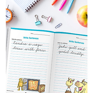 Carson Dellosa Cursive Handwriting Workbook for Kids, Grades 3-5 Cursive Letter Tracing Book, Cursive Handwriting Practice and Letter Tracing for Beginners Workbook for Homeschool or Classroom