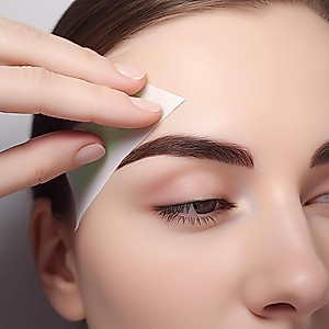 Charmonic Facial Wax Strips-60 Strips, Facial Hair Removal for Women, Hair Remover Waxing Kit for Face Eyebrow Upper Lip Cheek, Waxing Strips for All Skin Types with 60 Face Wax Strips + 6 Wax Wipes