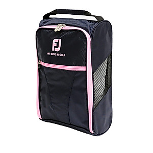 FOOTJOY Men&Women Golf Shoe Bags (Women/ Navy-Pink, Free)