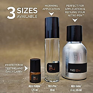 Original Nitro Musk Creations of Creed EROLFA for Men, 212 Carolina Herrera for Men, Invictus Legend, Le Male Jean Paul Gaultier, Polo Double Black, and More | Nitro Stubbies No. 5 - Pure Oil Cologne